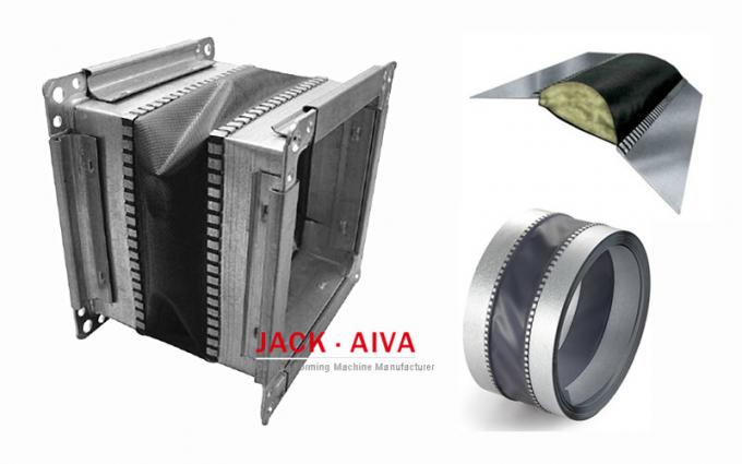 HVAC Flexible Duct Connector Machine 40mm GI STEEL 3500x1300x1300mm
