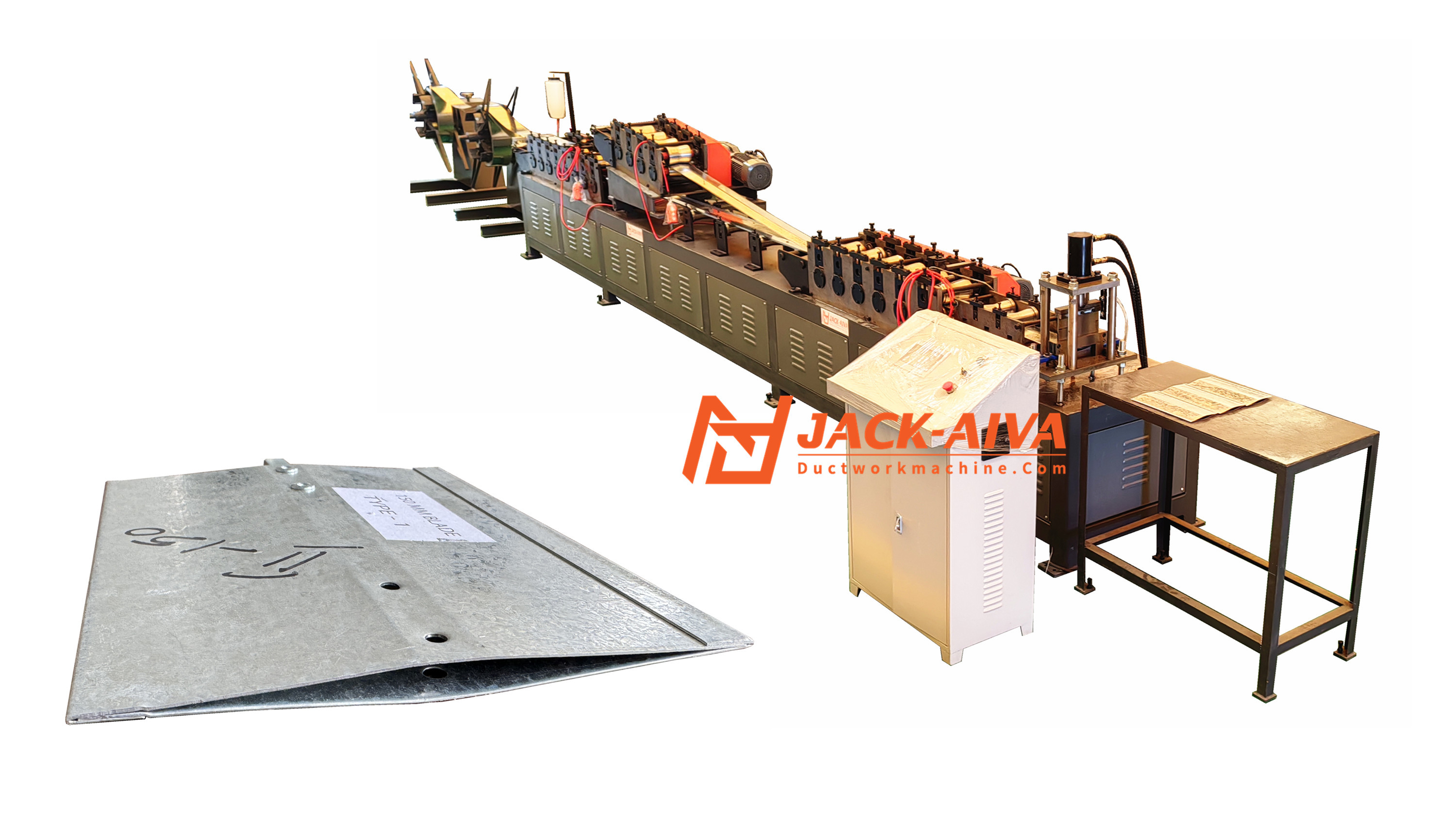 Airfoil Blade Machine, Volume Control Damper, VCD Airfoil Blade ...